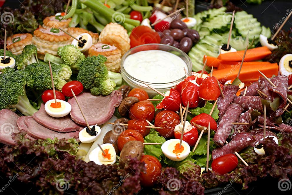 Snack Platter stock image. Image of deli, cooking, carrots - 1518629