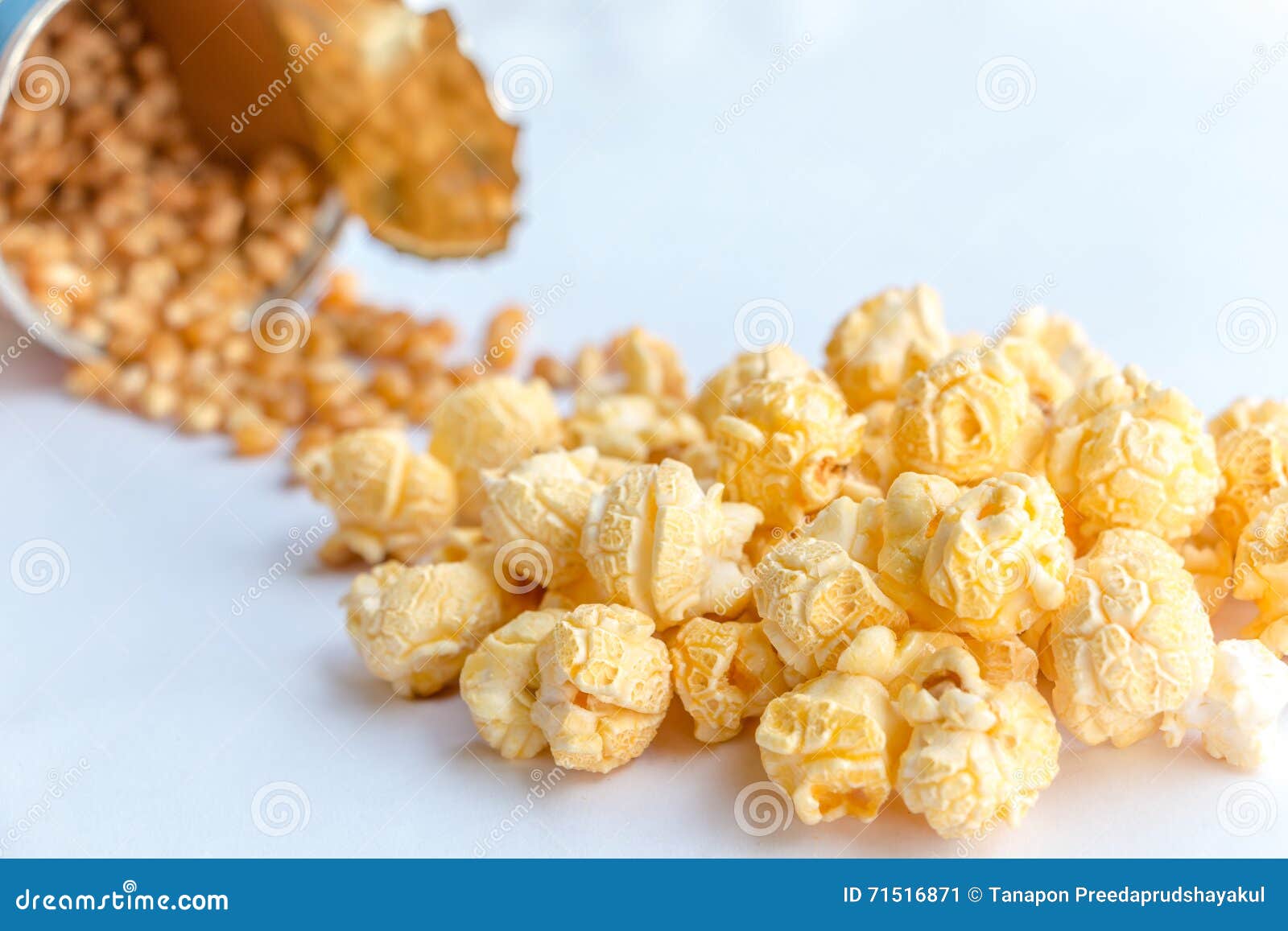 Snack popcorn stock image. Image of crops, buttered, popcorn - 71516871