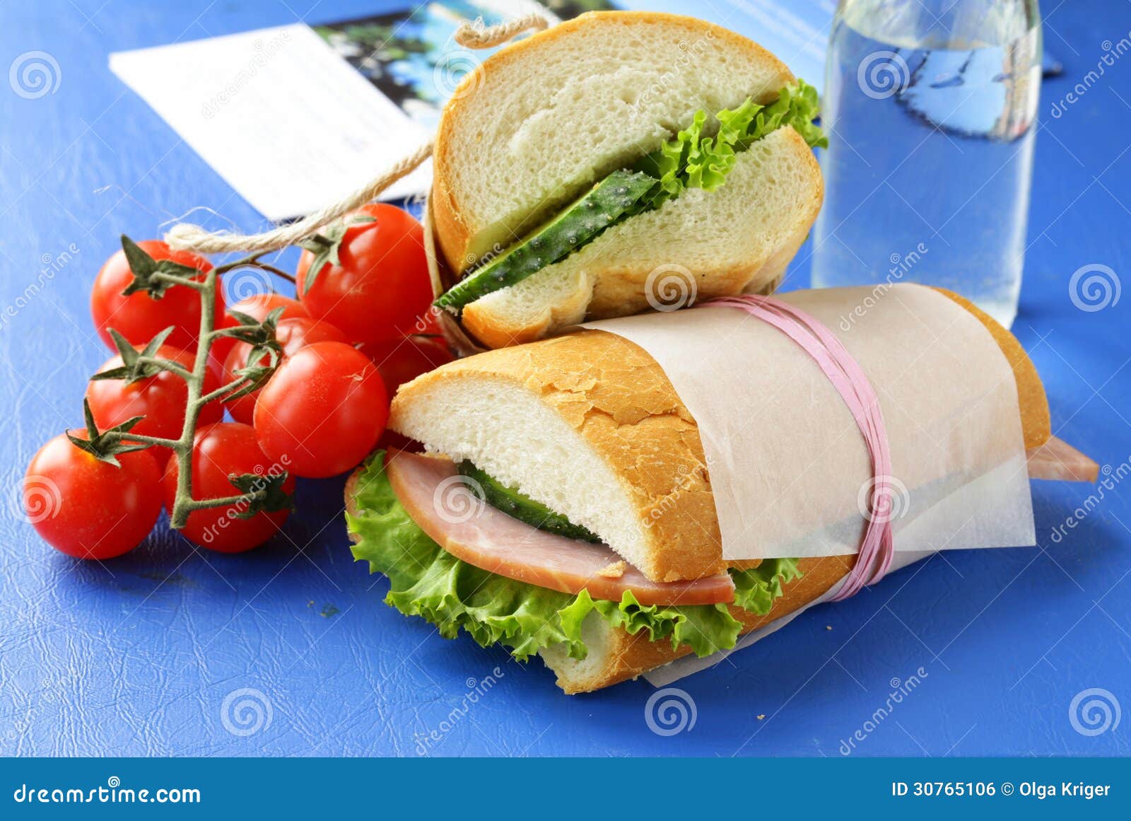 Snack Sandwiches (panini) with Vegetables Stock Photo - Image of panini ...