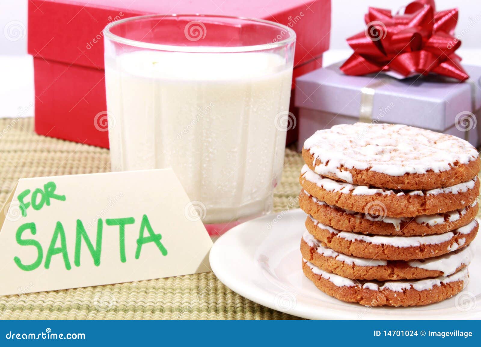 Snack for Santa stock photo. Image of chocolate, cookie - 14701024