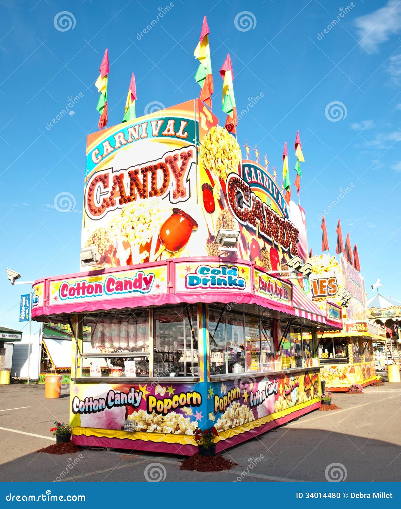 Snack stand stock photo. Image of amusement, carnival - 34014480