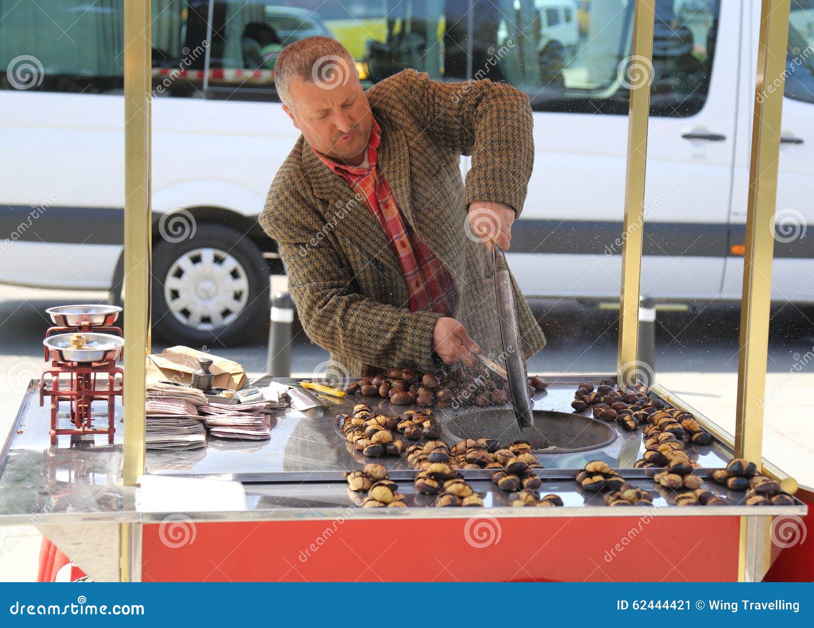 Snack stand in Turkey editorial photo. Image of food - 62444421