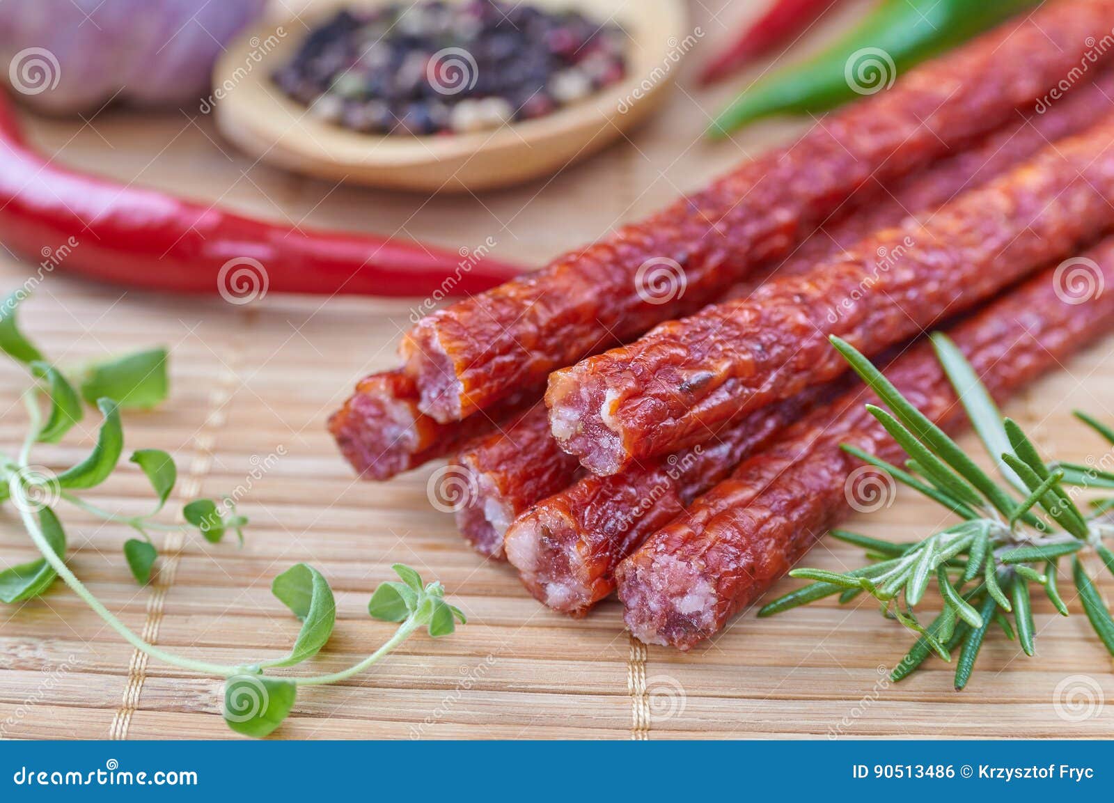 Snack stick sausage stock photo. Image of brown, beef - 90513486