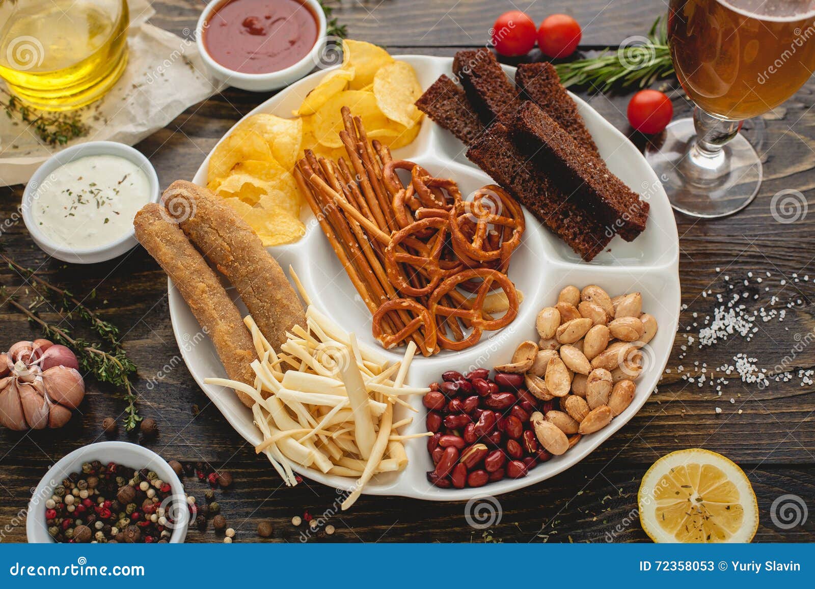 Snack to beer stock image. Image of spicy, pint, oktoberfest - 72358053