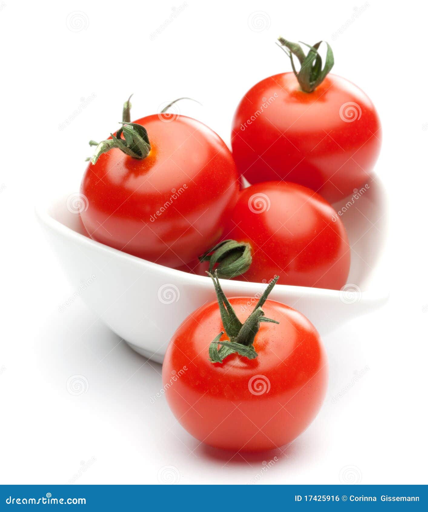 Snack tomatoes stock photo. Image of white, cutout, tomatoes - 17425916