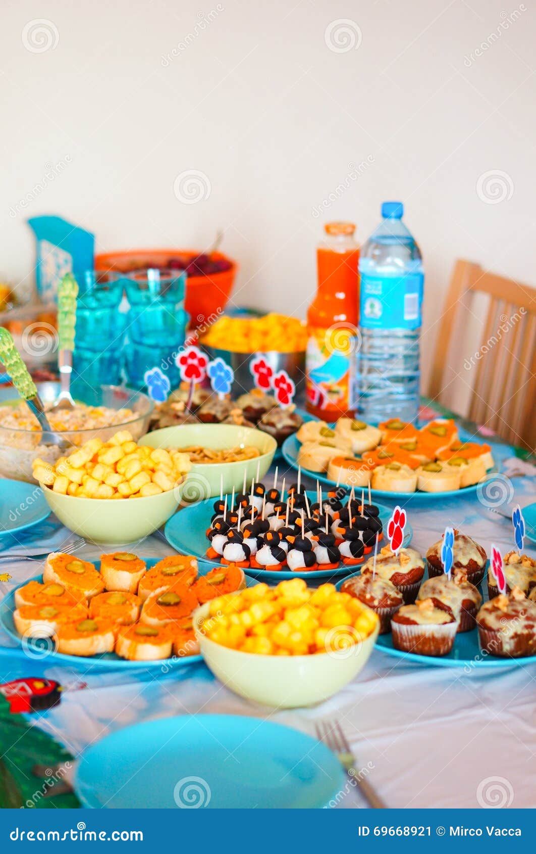 Snack stock image. Image of bowls, food, desserts, table - 69668921