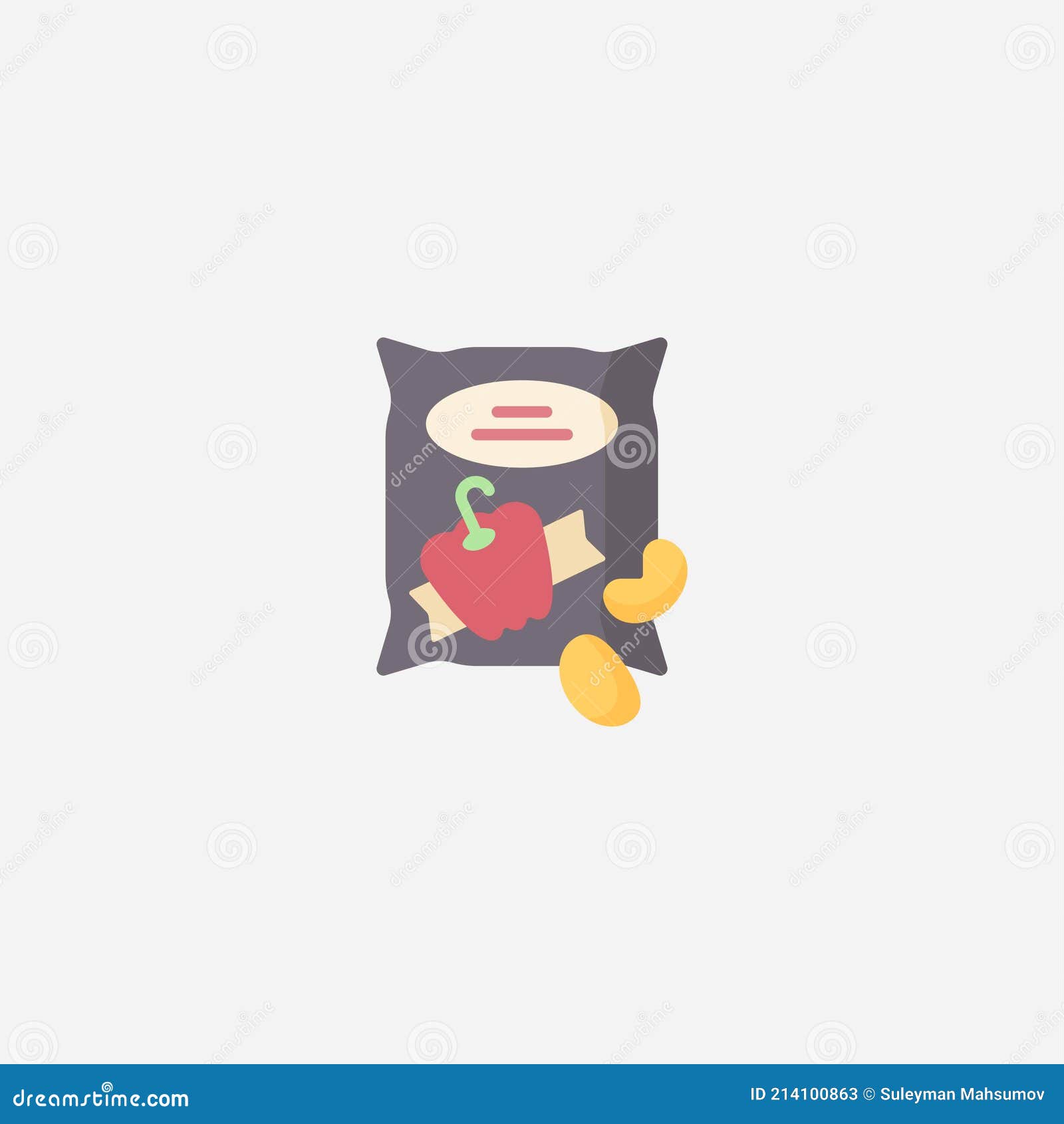 Snack Vector Icon Sign Symbol Stock Vector - Illustration of graphic ...