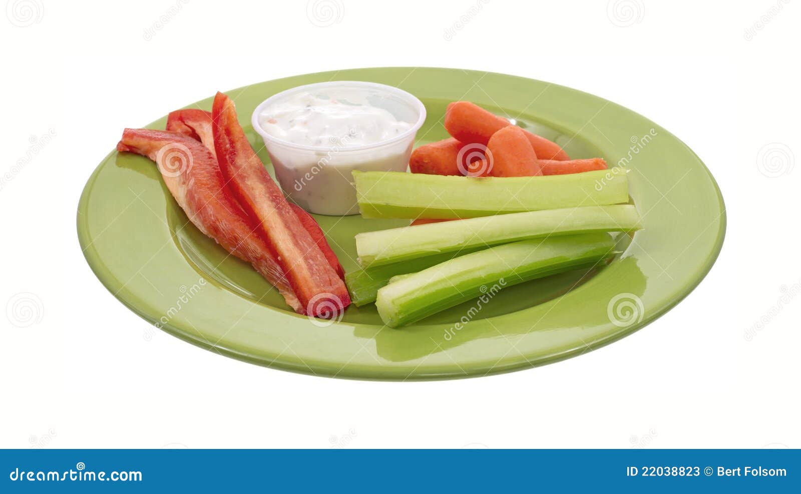 Snack Vegetables on Green Plate Stock Image - Image of pieces, peppers ...
