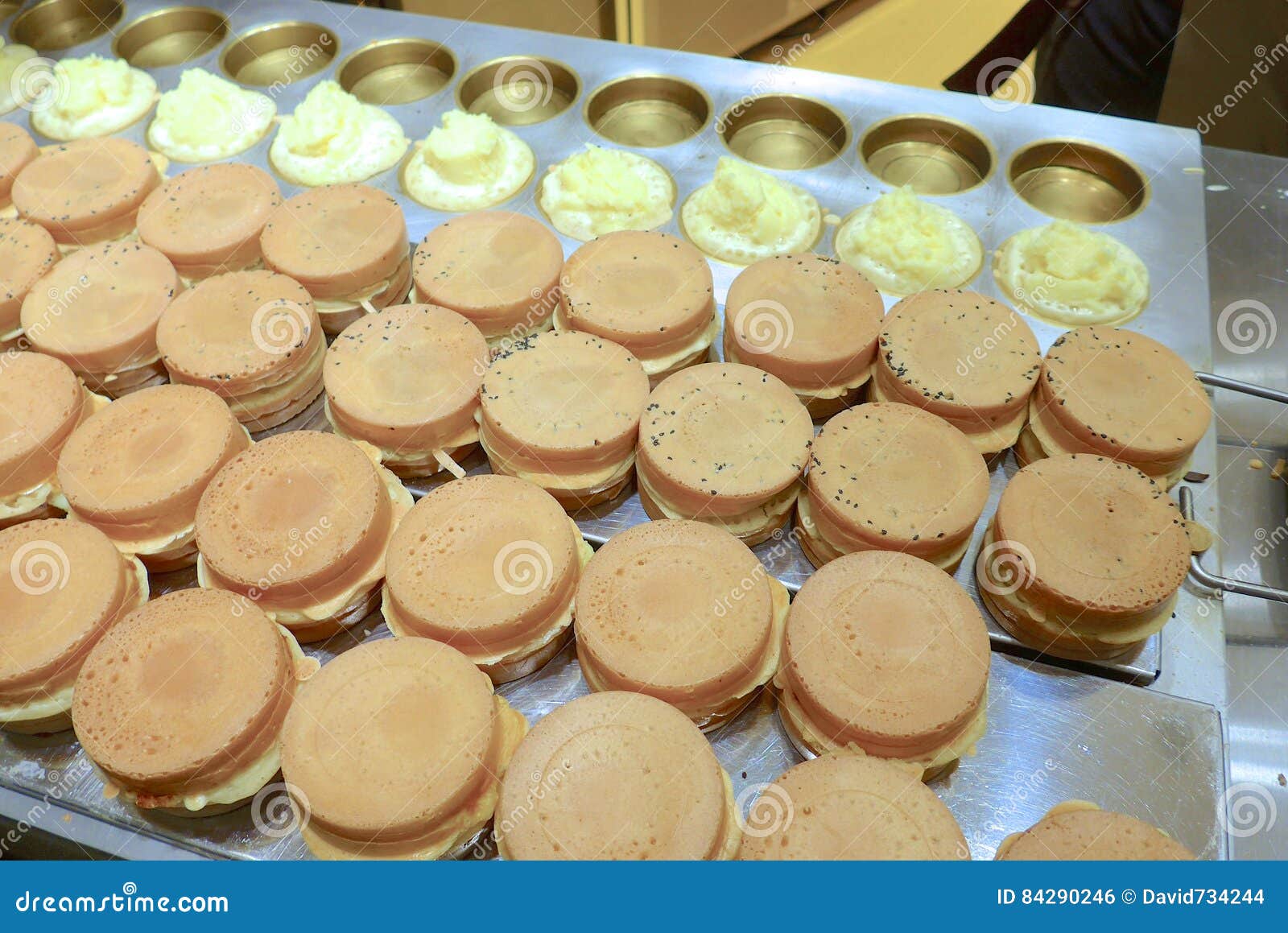 The Snack of Wheel Shaped Cakes Closeup Stock Photo - Image of colored ...
