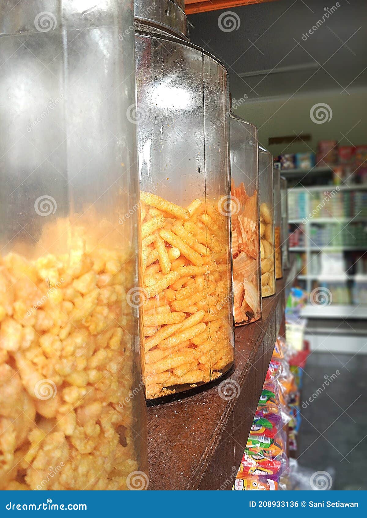 Snacks Inside the Jar at Minimarket Stock Photo - Image of dish ...