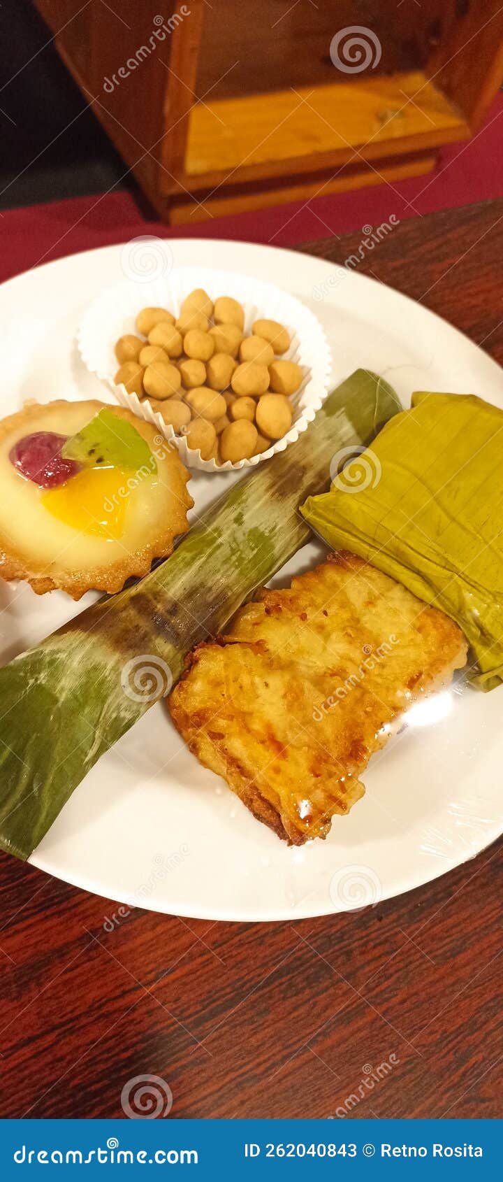 Snacks Jajanan Pasar Traditional Food Stock Image - Image of food ...