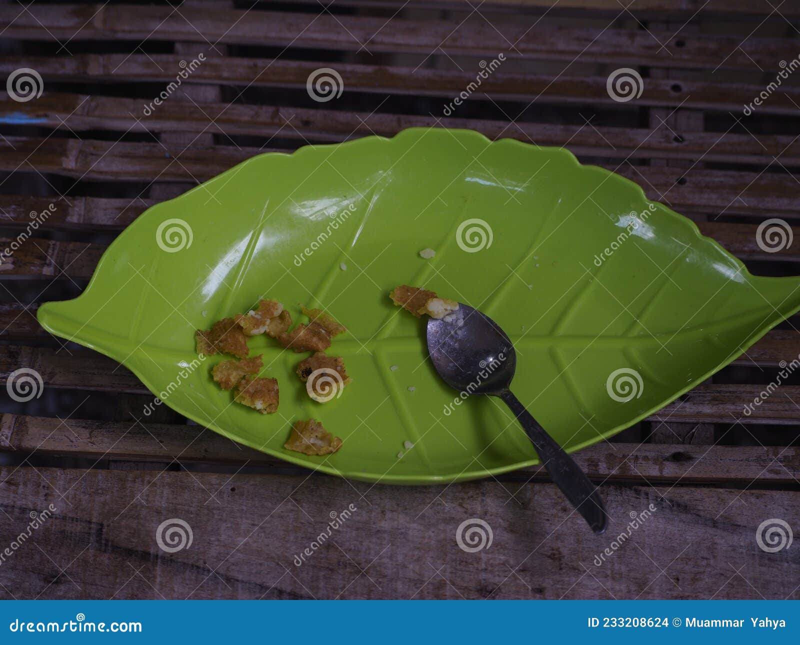 Snacks on a Leaf-shaped Plate Stock Photo - Image of cuisine, snacks ...