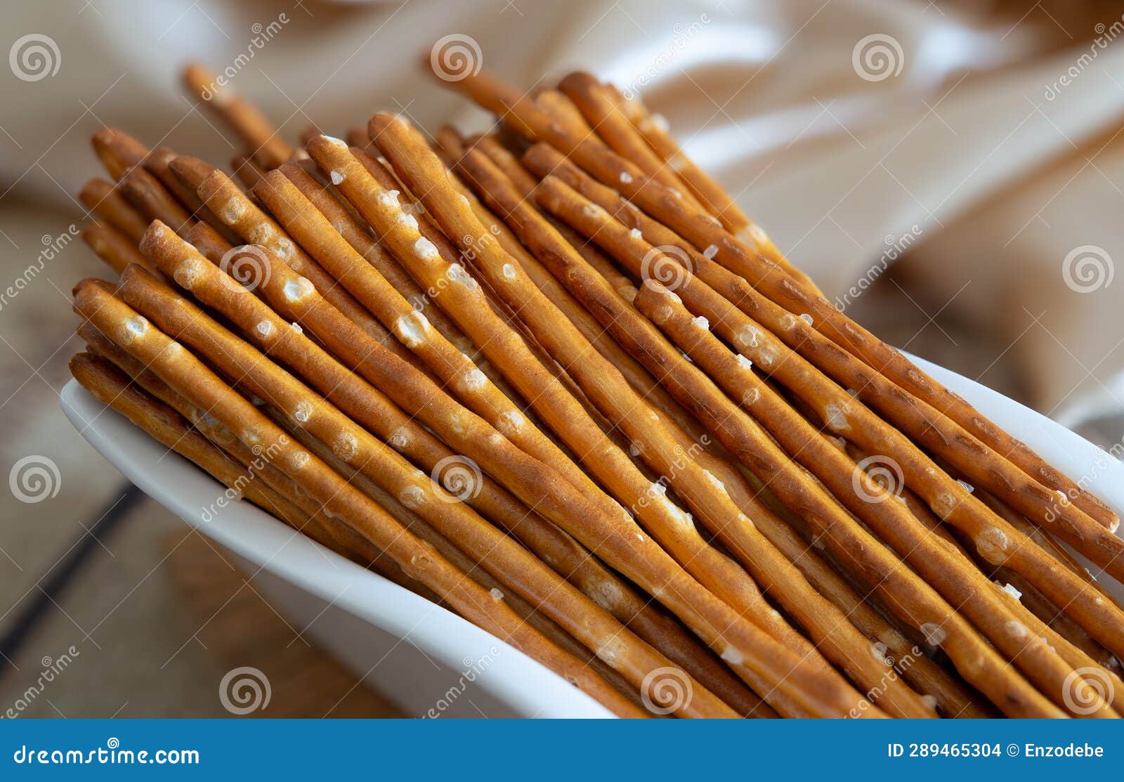 Snacks of Salty Sticks Excellent with an Aperitif Stock Photo - Image ...