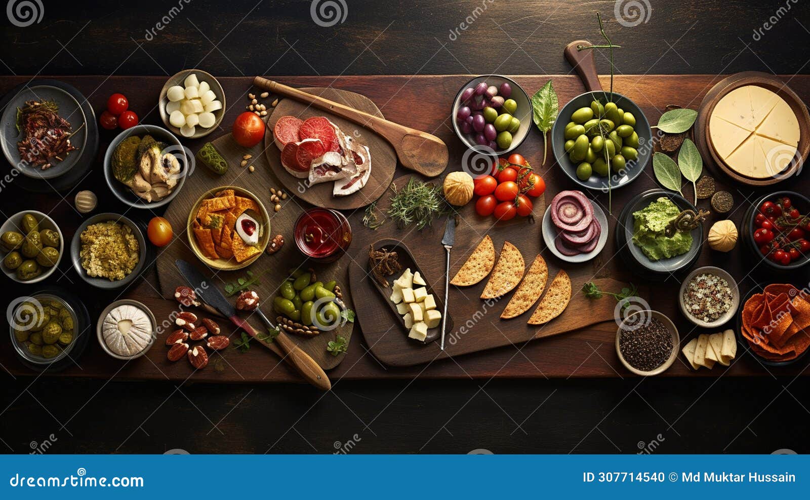 Snacks Set Table Boards Plates Fruit Display Stock Photo - Image of ...