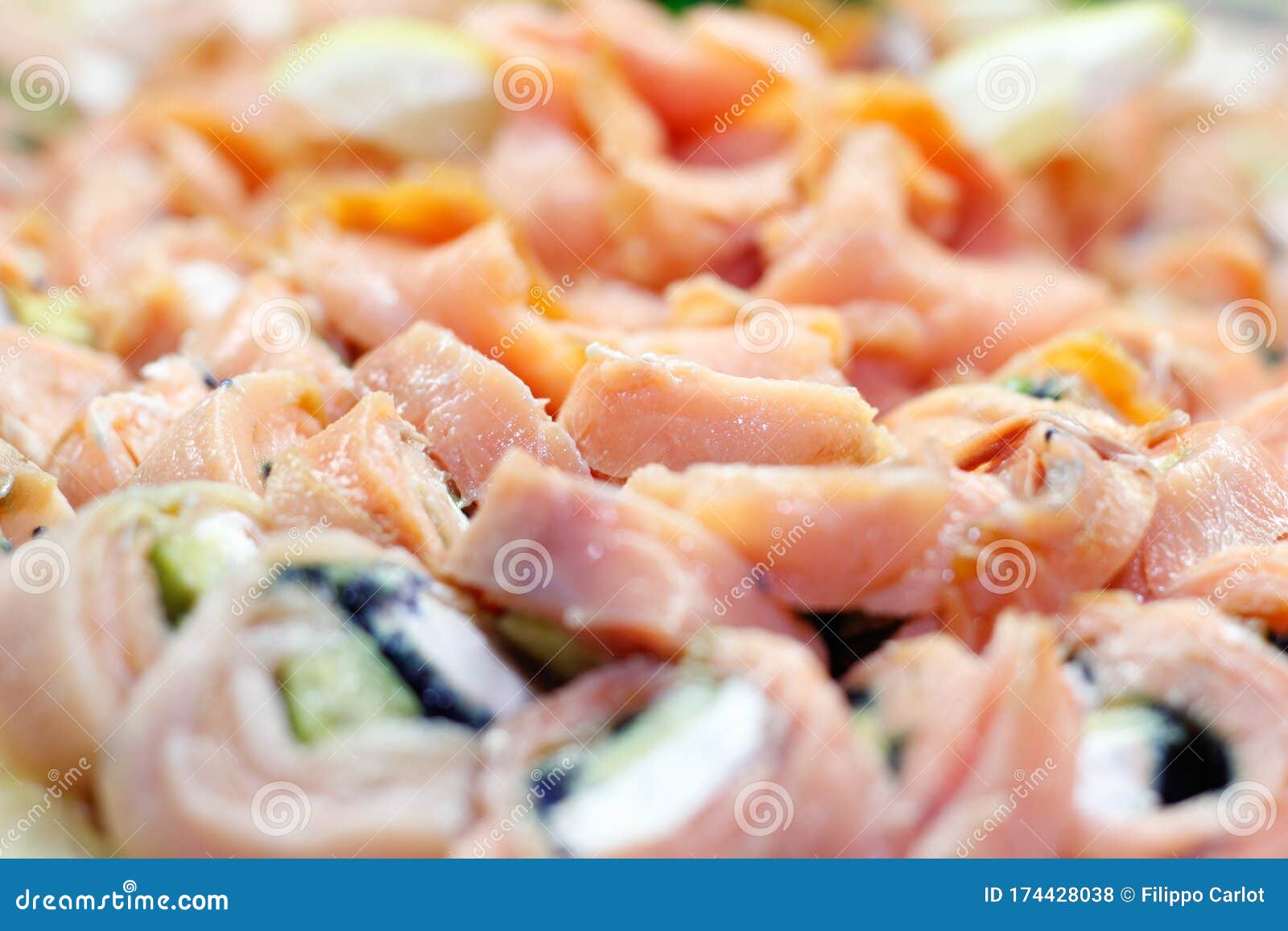 Snacks and Tasty Morsels in a Buffet Stock Photo - Image of indoors ...