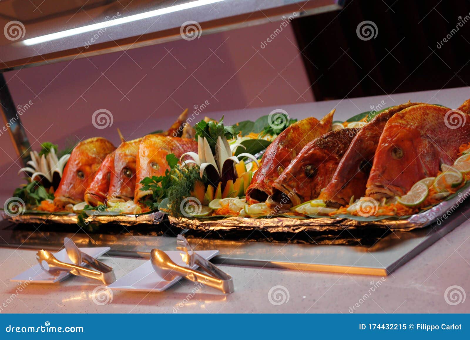 Snacks and Tasty Morsels in a Buffet Stock Image - Image of food ...