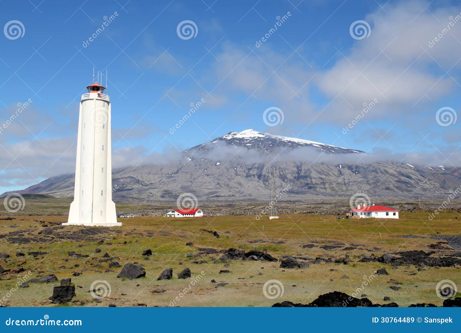 Snaefellsjokull Mountain in Iceland. Stock Image - Image of europe ...