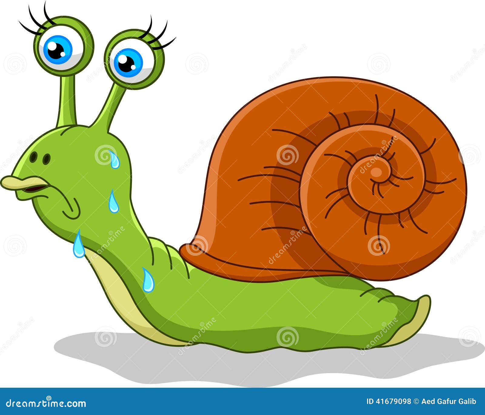 Snail Cartoon Stock Vector - Image: 41679098