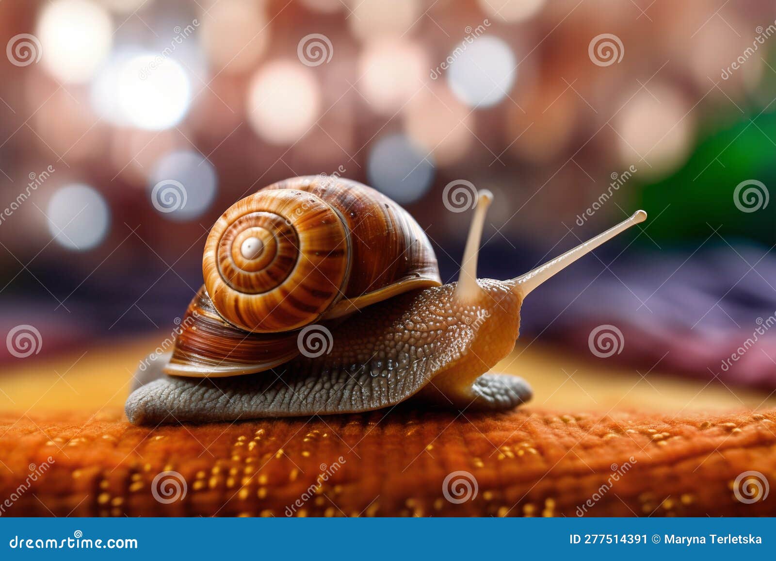 Snail close up. Animal stock image. Image of edible - 277514391