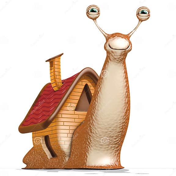Snail house stock illustration. Illustration of home - 14930732
