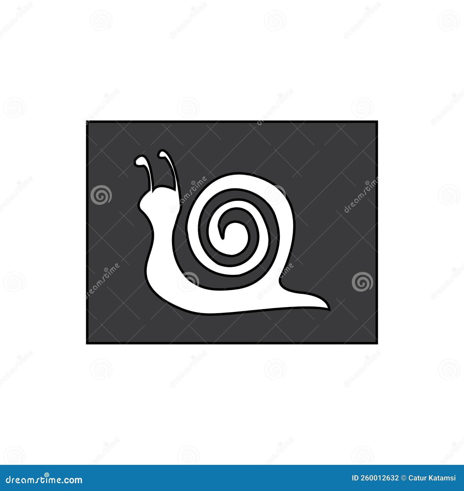 Snail icon logo vector stock illustration. Illustration of wildlife ...