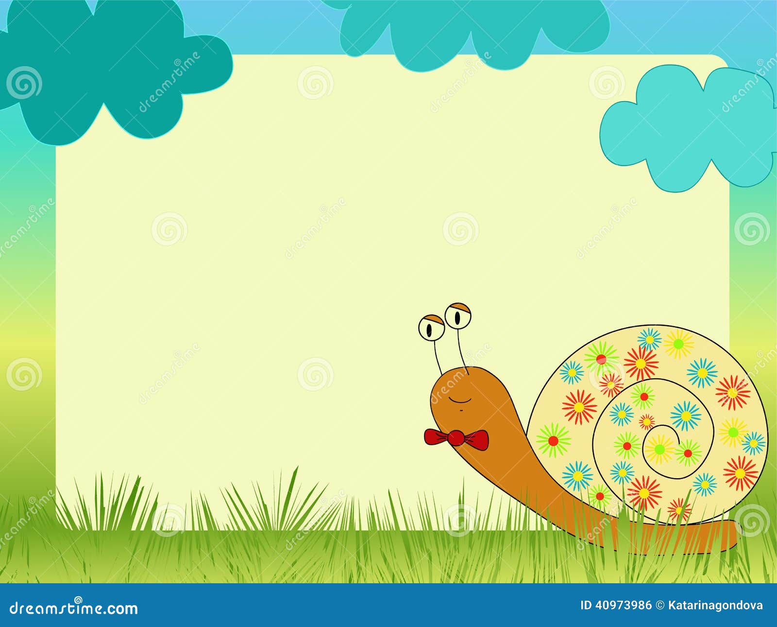 Snail Illustration. Vector Format Available. | CartoonDealer.com #934512