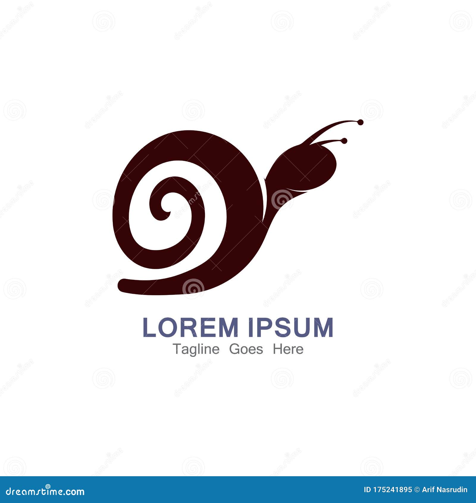 Snail Logo Creative Modern Design Inspiration Vector Stock Illustration ...