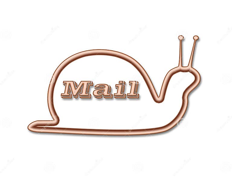 Snail Mail stock illustration. Illustration of building - 551520