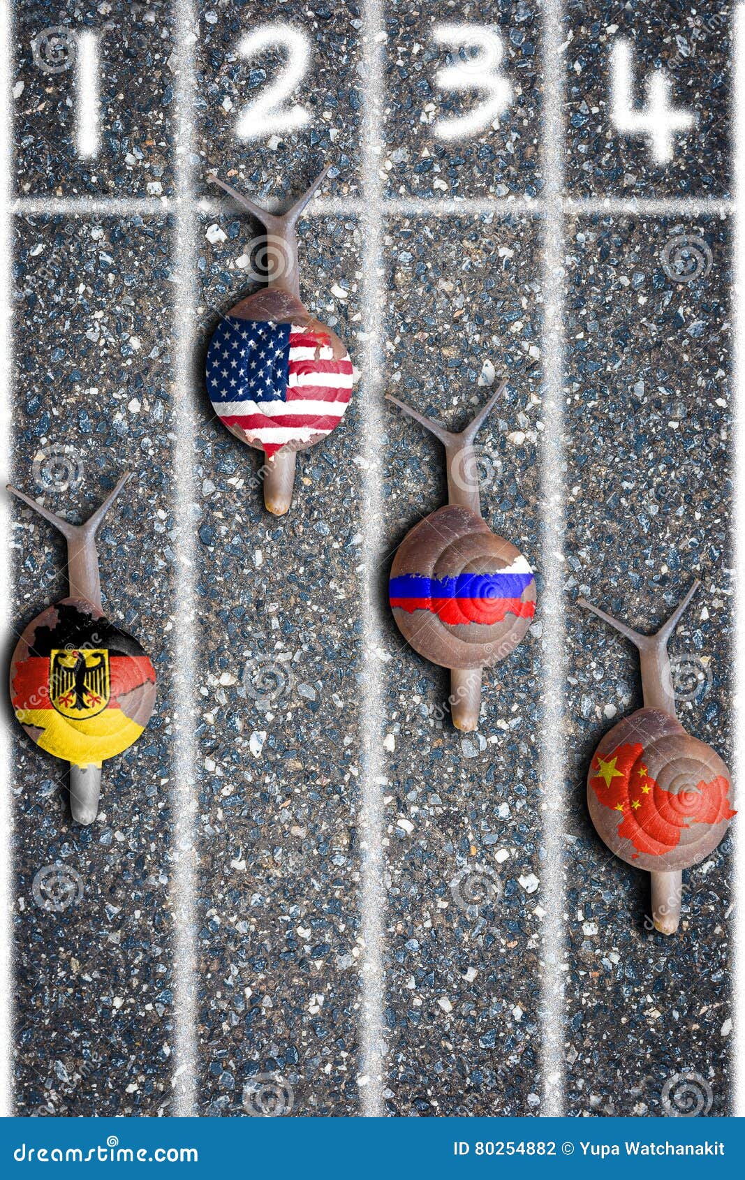 Snail Running To Finish Line Stock Photo - Image of piggyback ...