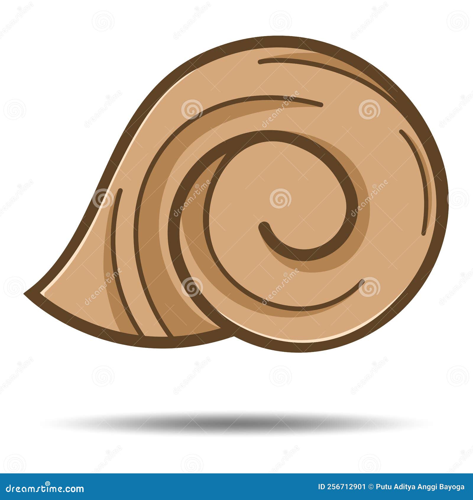 Snail shell logo template stock vector. Illustration of template ...