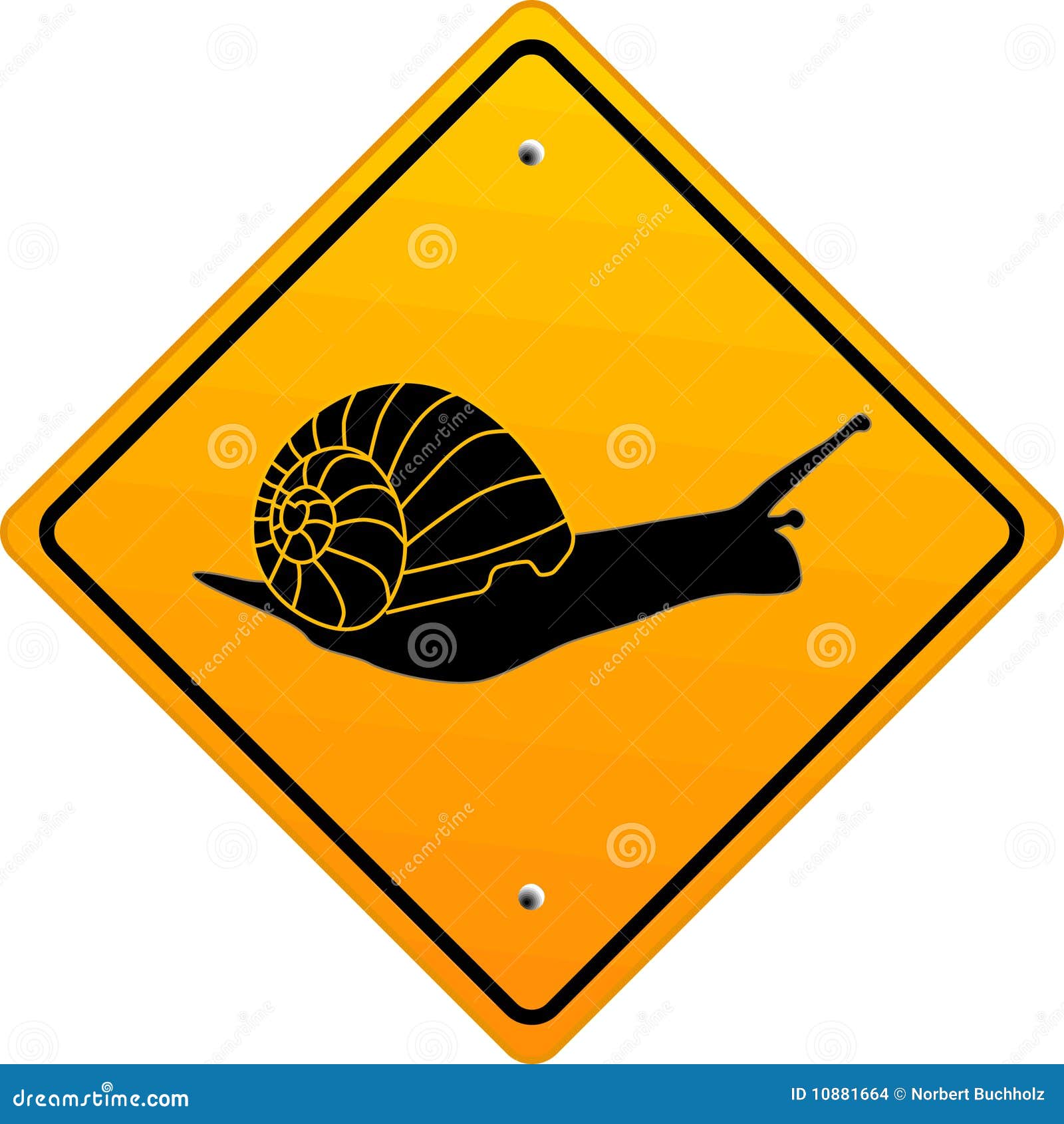 Snail sign stock vector. Illustration of conservation - 10881664