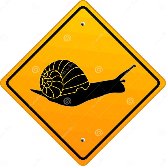 Snail sign stock vector. Illustration of conservation - 10881664