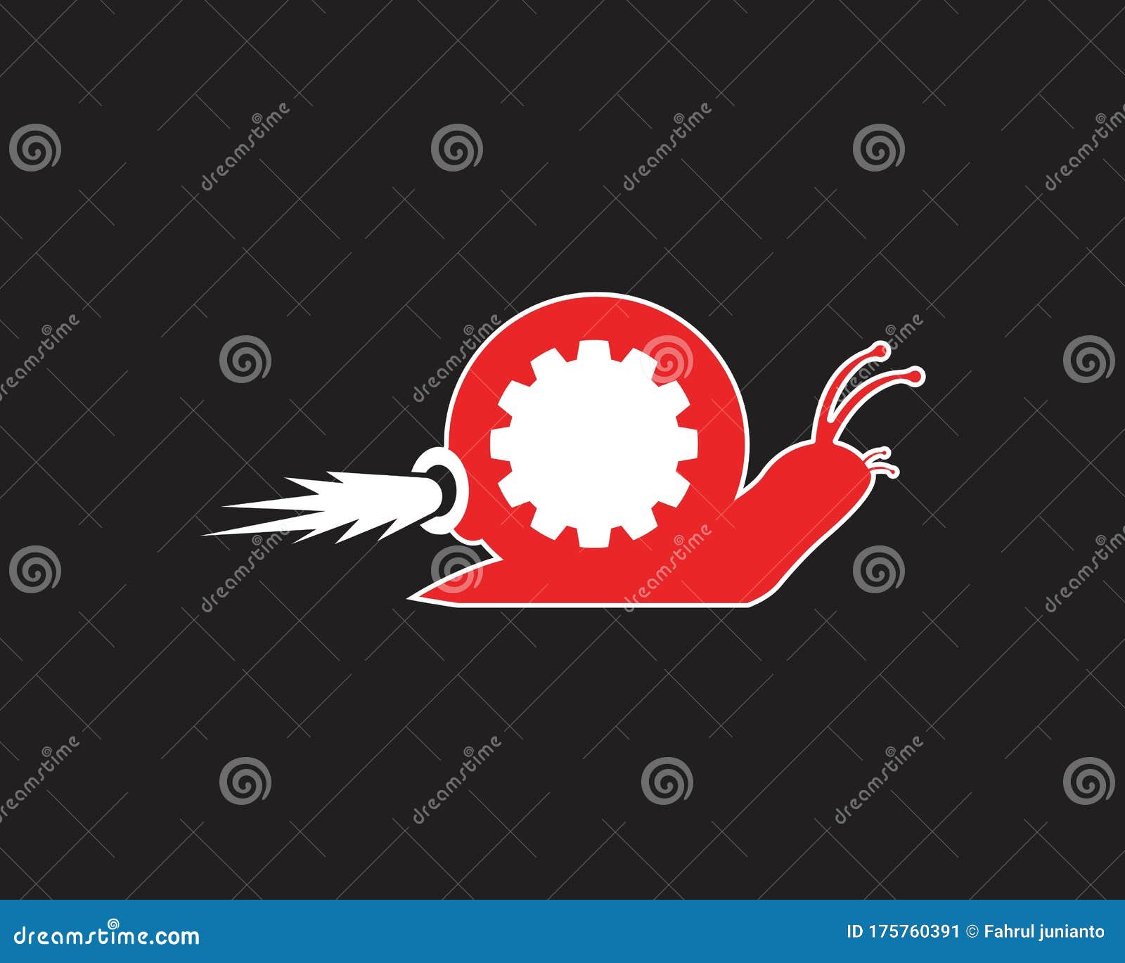 Snail Speed Faster Image Vector Logo Template Illustration Stock ...