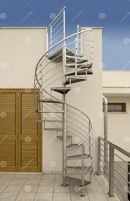 Snail stair stock image. Image of face, external, stairs - 5956833