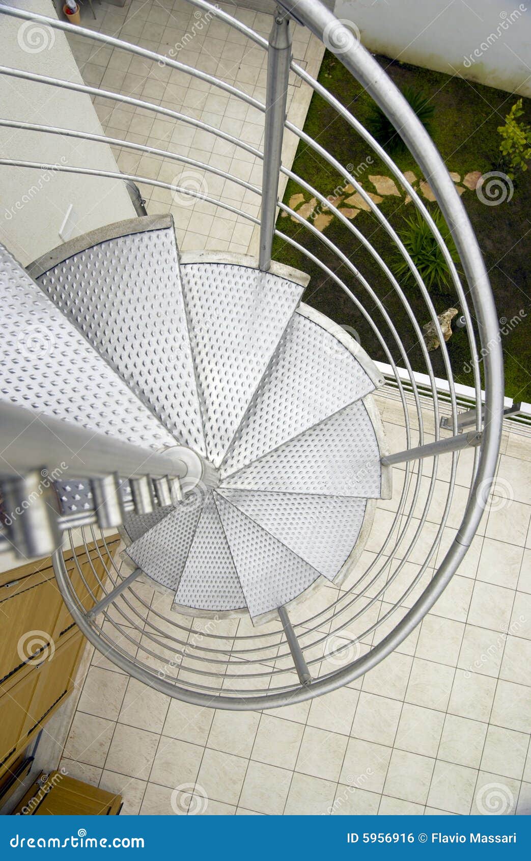 Snail stair stock photo. Image of house, external, stairs - 5956916