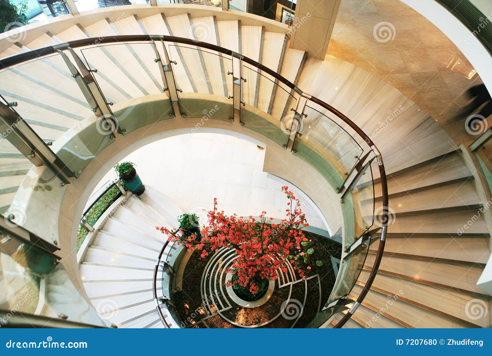 Snail stair stock photo. Image of stairs, stainless, steel - 7207680