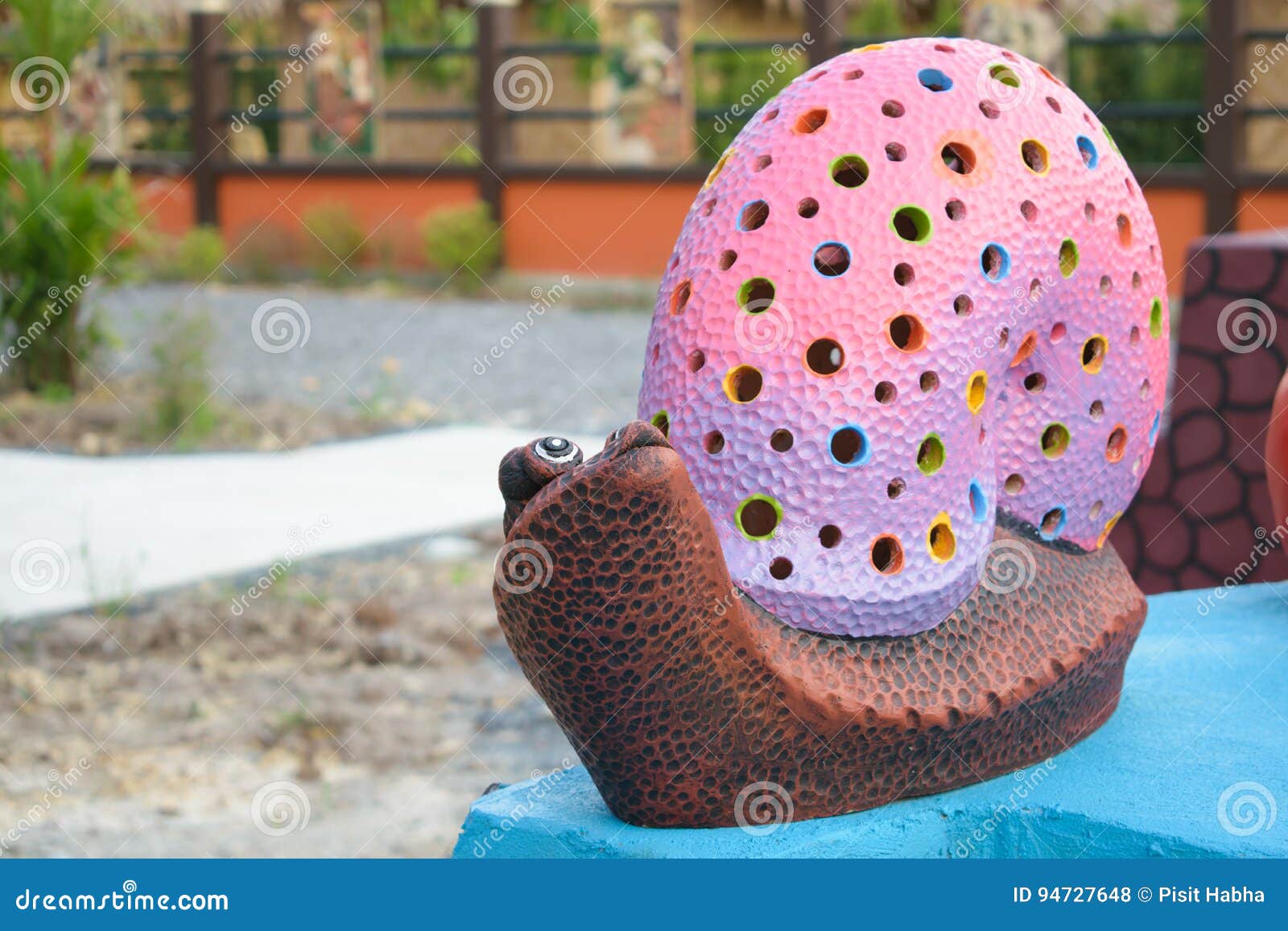 Snail stucco stock photo. Image of snail, homemade, ornament - 94727648