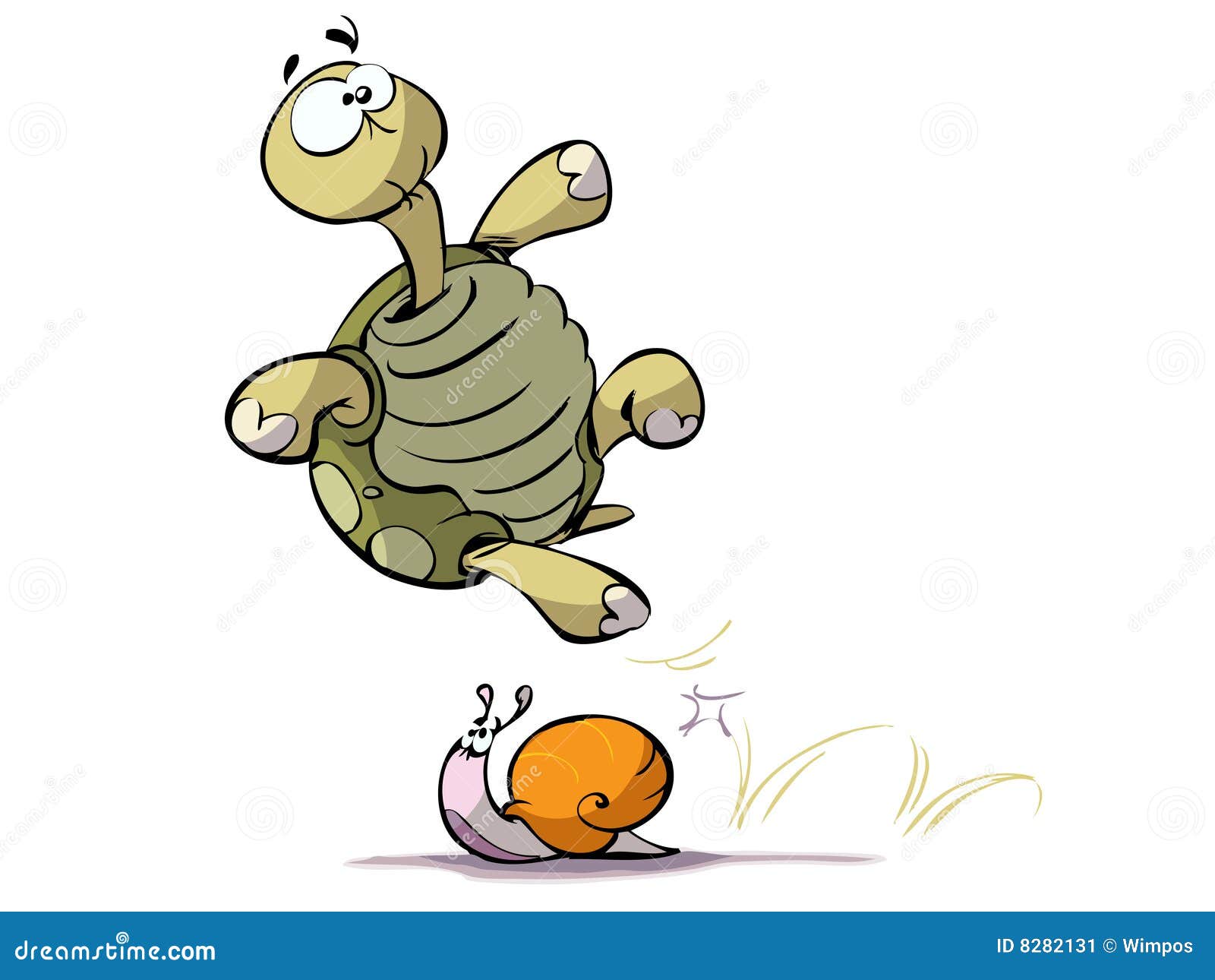 Snail And Turtle Stock Image | CartoonDealer.com #8282131