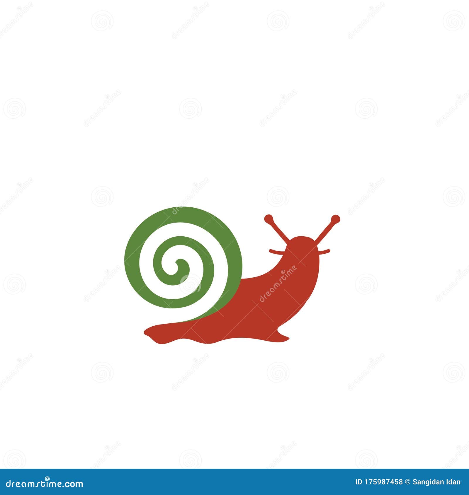 Snail Vector Illustration Design Stock Vector - Illustration of nature ...