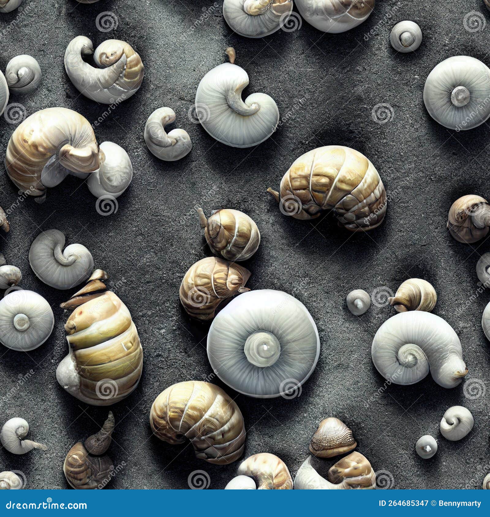 Snails On The Sand Texture TILE Royalty-Free Stock Photo ...