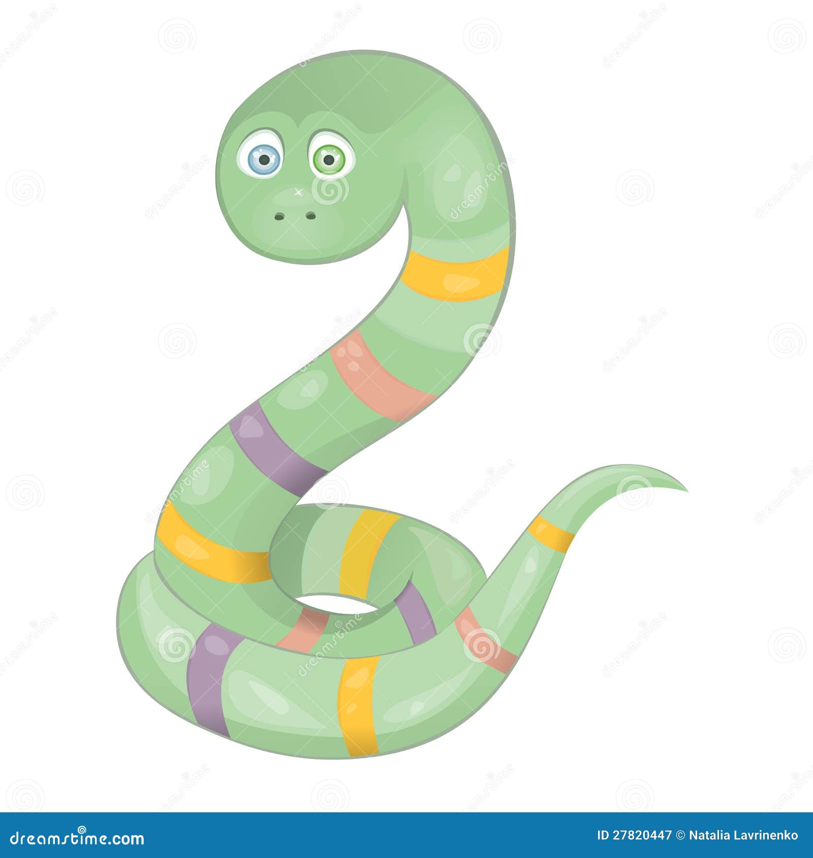 Snake stock vector. Illustration of animal, painting - 27820447