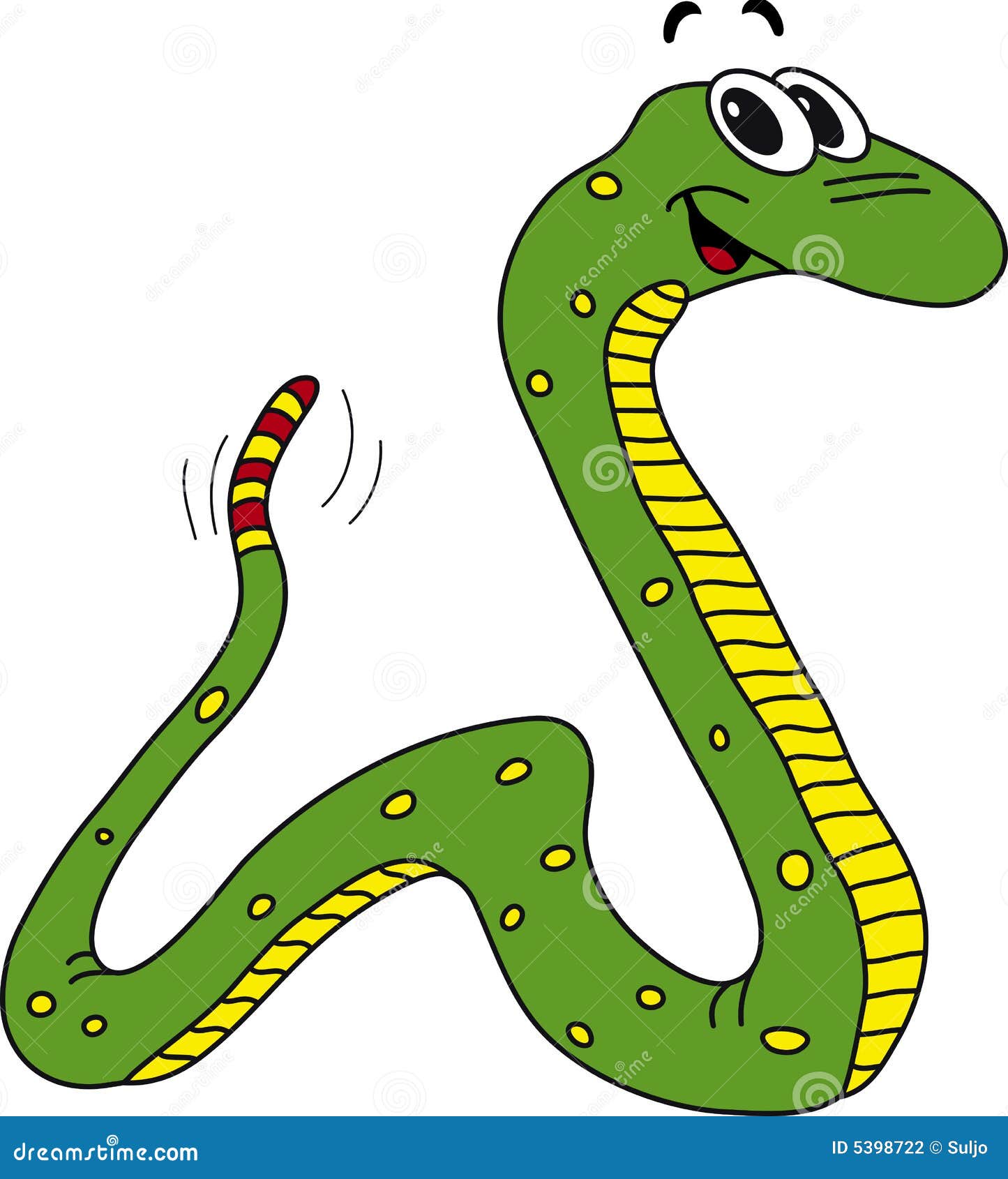 Happy Snake Clipart