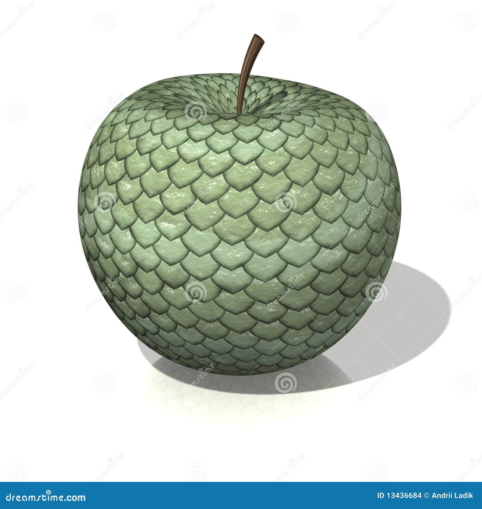 Snake apple stock illustration. Illustration of scale - 13436684