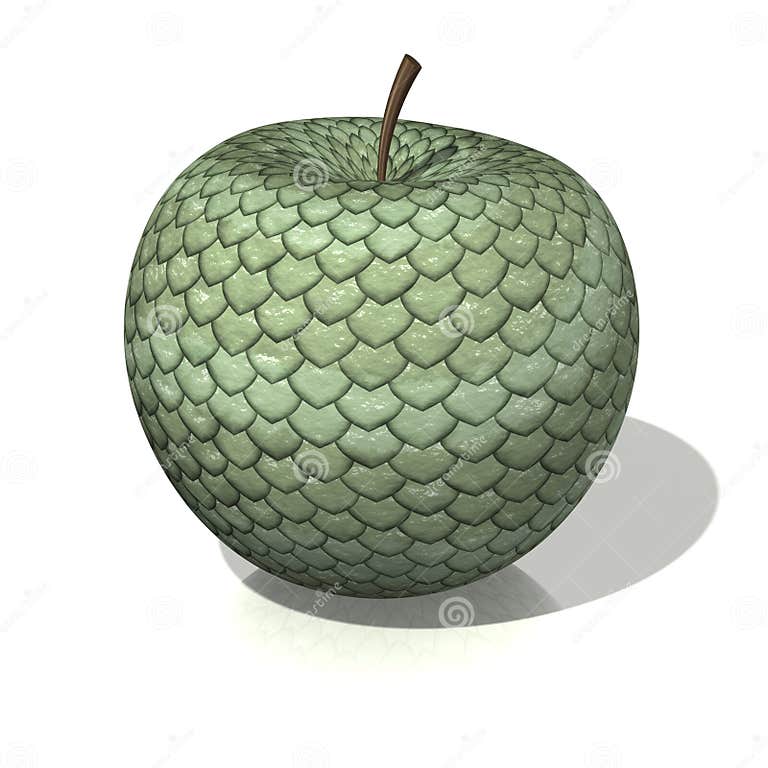 Snake apple stock illustration. Illustration of scale - 13436684