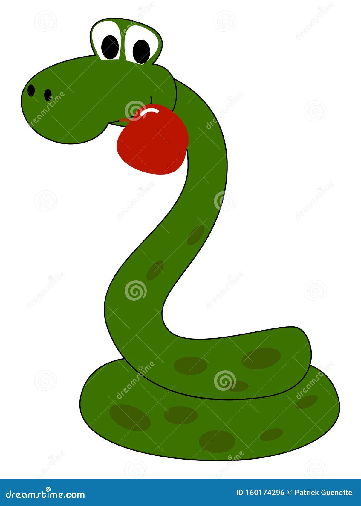 Snake And Apple Clipart
