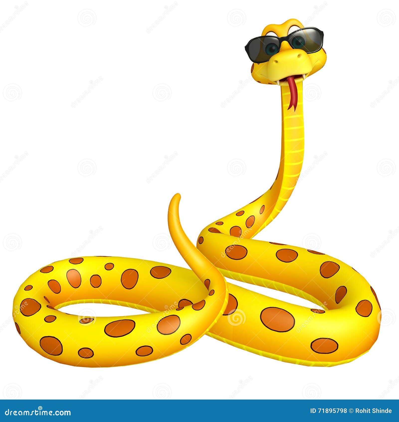 Snake cartoon character stock illustration. Illustration of life - 71895798