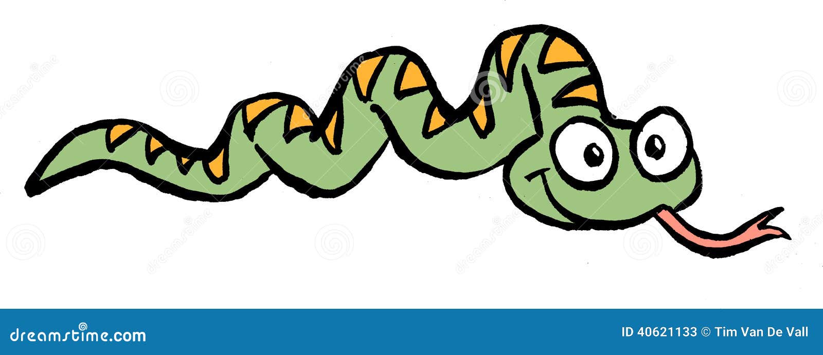 Snake Cartoon stock illustration. Illustration of slither - 40621133