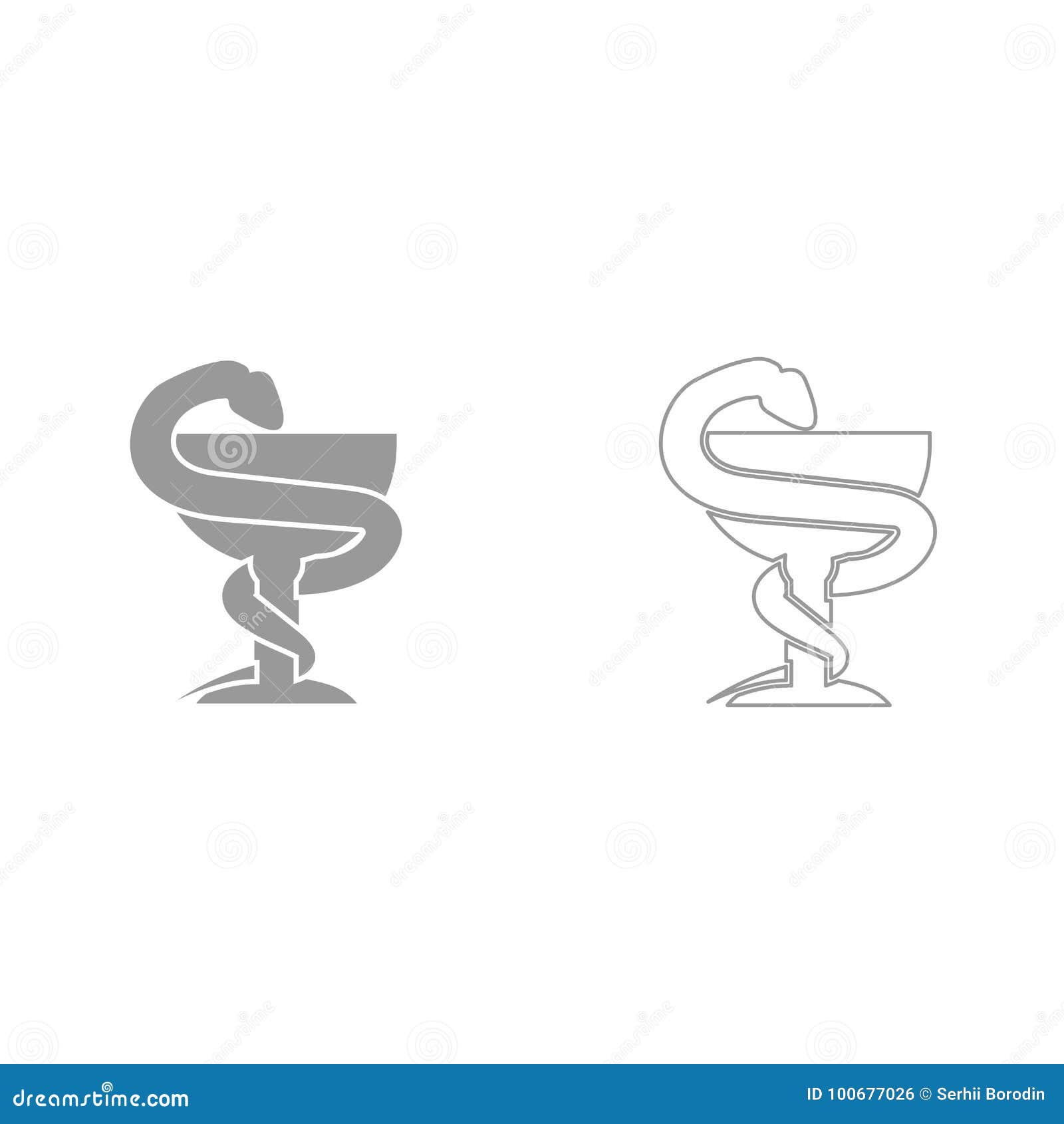 Snake and Cup it is Black Icon . Stock Vector - Illustration of ...