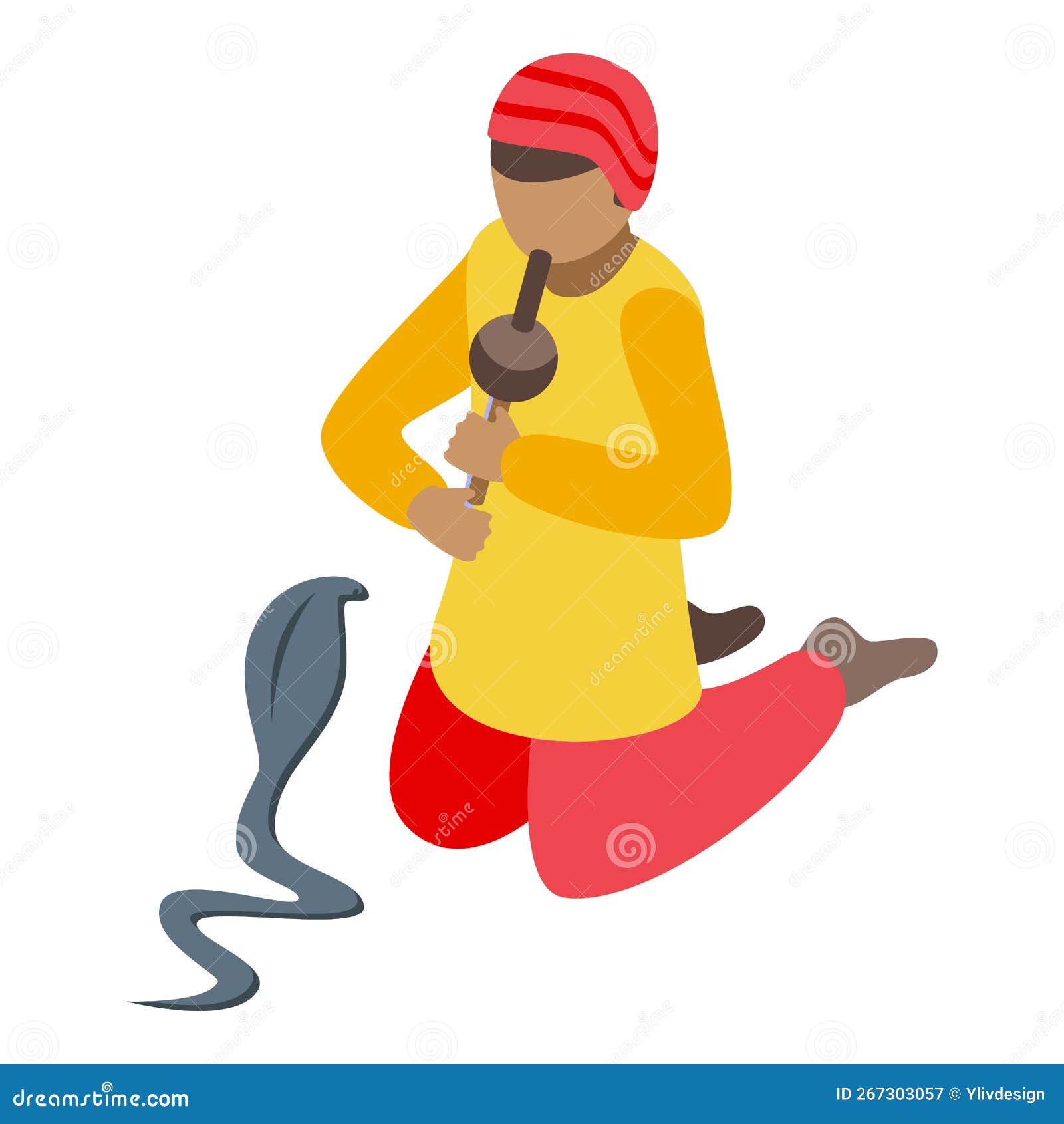 Snake Dance Icon Isometric Vector. Sage India Stock Vector ...