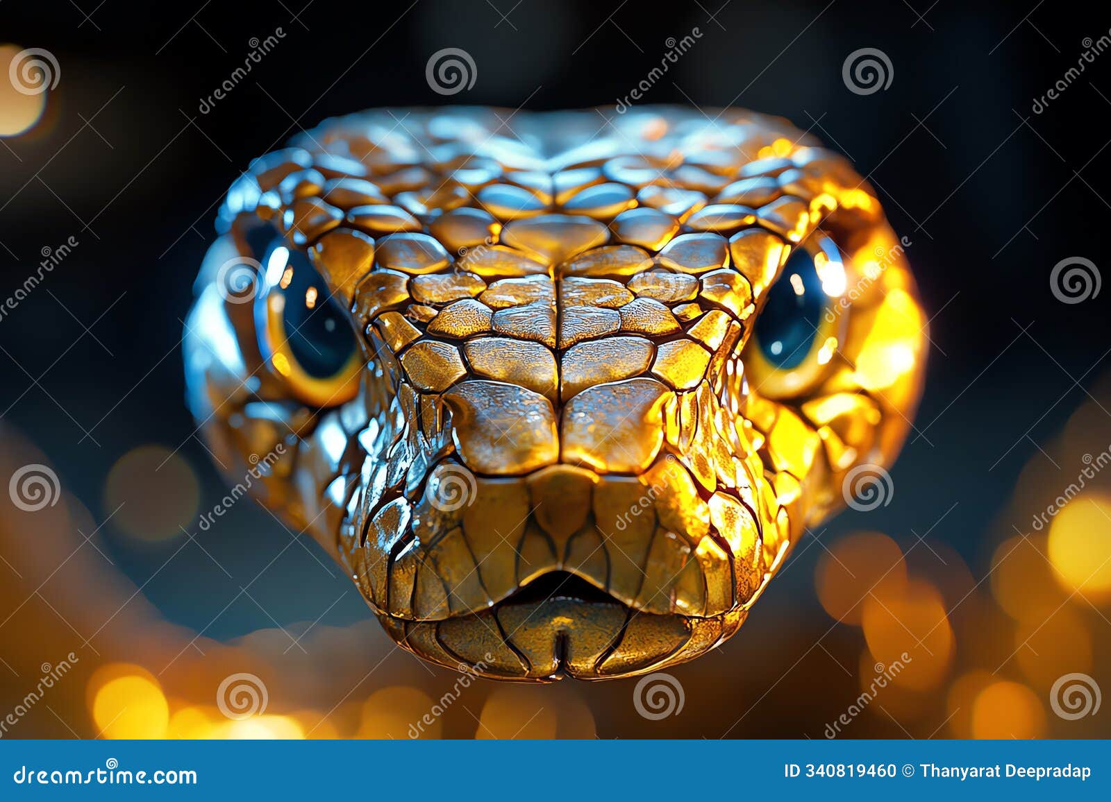 Snake Fangs, Mystery, And Forest Depicted In A Deep, Shadowy Forest ...